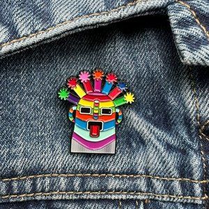 Unbranded | Accessories | Oz Enamel Diablo Huma Pin Mask Exotic Aya ...